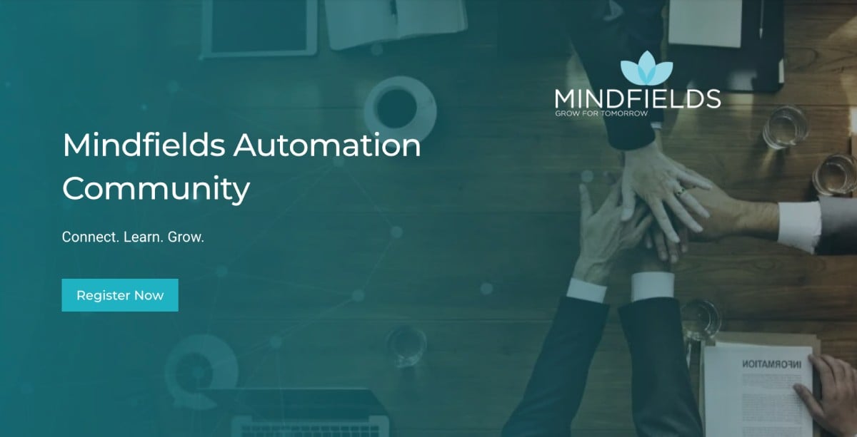 Mindfields Automation Community | RPA and AI Event